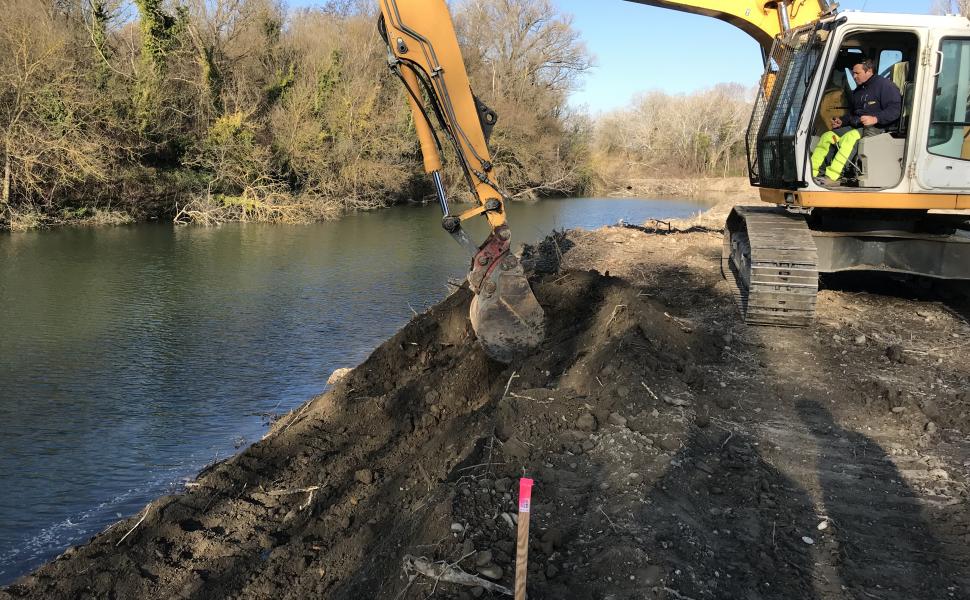 Restauration de berges - Entreprise Marius Sabatier
